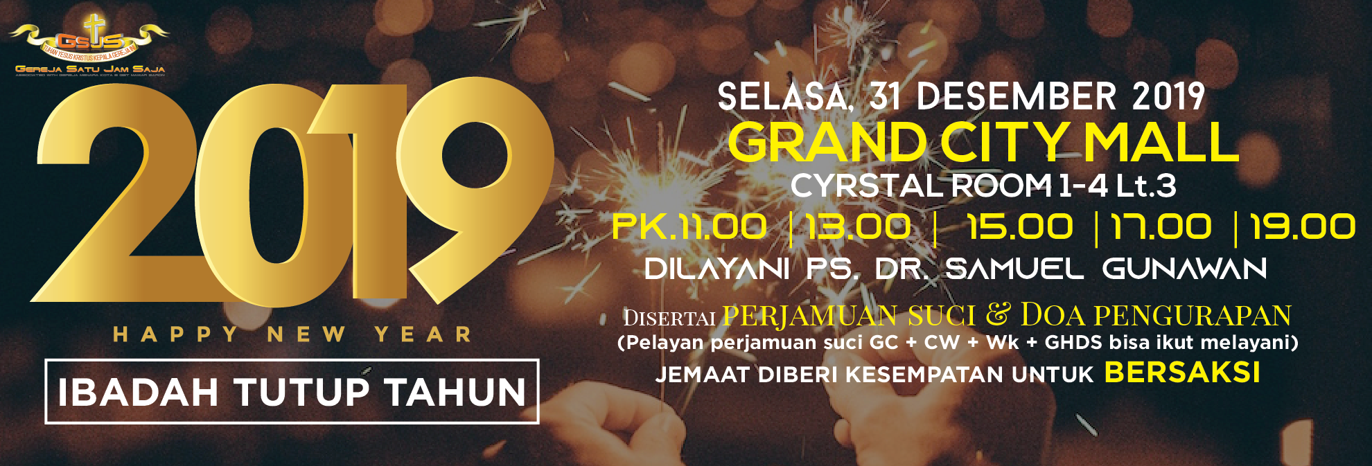 Home - Gereja Satu Jam Saja - GSJS Church